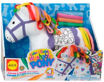 Alex Toys Color & Cuddle Washable Kit - Pony | LoveCrafts