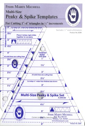 Marti Michell Ruler Peaky And Spike Quilting Template | LoveCrafts