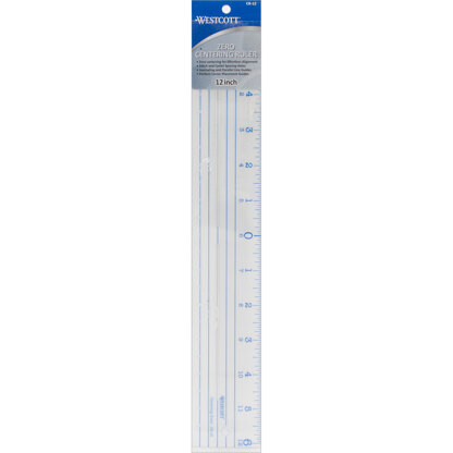 Acme Plastic Ruler 12" - Zero Centering | LoveCrafts