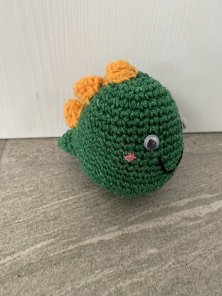 Colourful Mini Dino Crochet pattern by Handmade by Ani | LoveCrafts