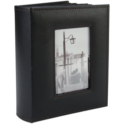 Pioneer Sewn Frame Photo Album 7"X9" - Black | LoveCrafts