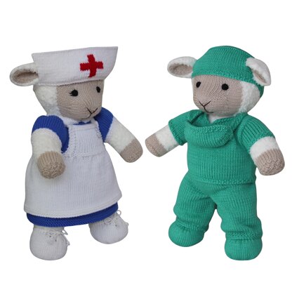 Nurse (Knit a Teddy) Knitting pattern by Knitables | LoveCrafts