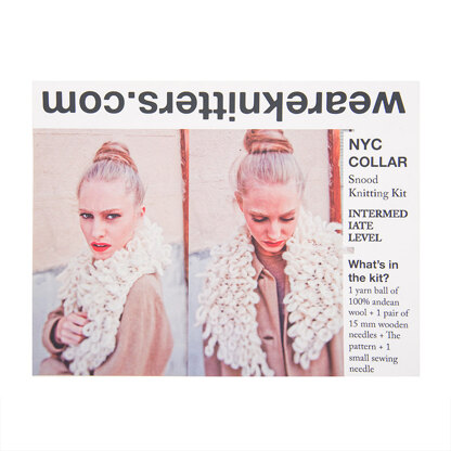 Aufkleber - NYC Kragen in We Are Knitters Wolle | LoveCrafts
