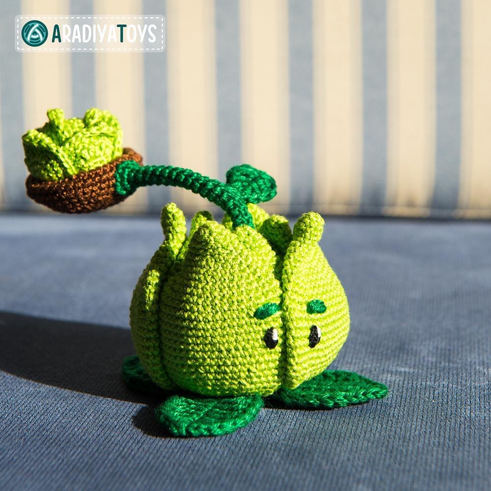 Patrones Amigurumi Plantas Vs Zombies Plants Vs Zombies Crochet Etsy