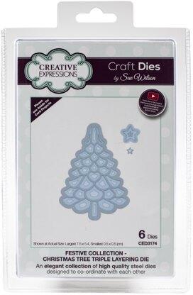 Creative Expressions Festive Craft Dies By Sue Wilson - Triple Layer ...