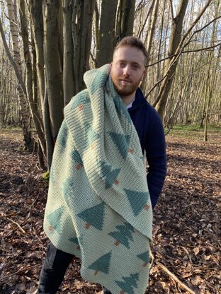 Forest Blanket Crochet pattern by Ella Burch | LoveCrafts