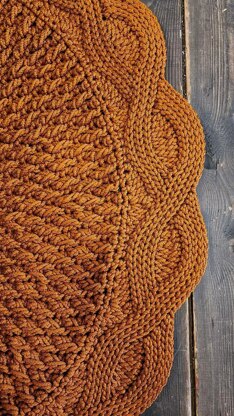 Rug LaceSelena Crochet pattern by Tatiana Ryazanova | LoveCrafts