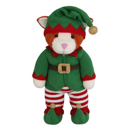 Elf Outfit (Knit a Teddy) Knitting pattern by Knitables | LoveCrafts