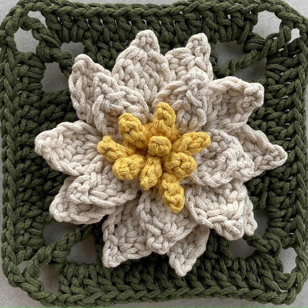 Crochet Water Lily Pattern How To Crochet Water Lilies Afghan Using