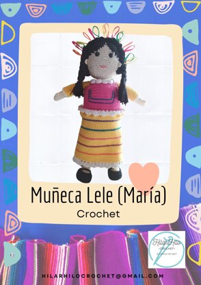 Muñeca Lele Crochet pattern by Paulina Garcia Lopez | LoveCrafts
