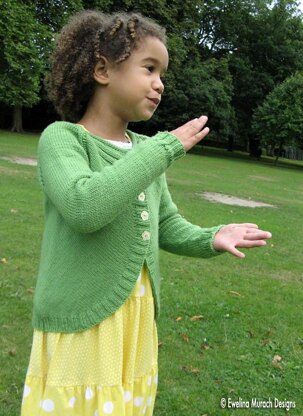 Flower Cardigan (kids) Knitting pattern by Ewelina Murach Flower Cardigan (kids) Knitting pattern by Ewelina Murach