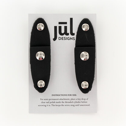 JUL Designs Leather Oval Latch Closures at WEBS | Yarn.com