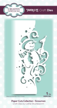 Creative Expressions Paper Cuts Craft Dies - Snowman | LoveCrafts