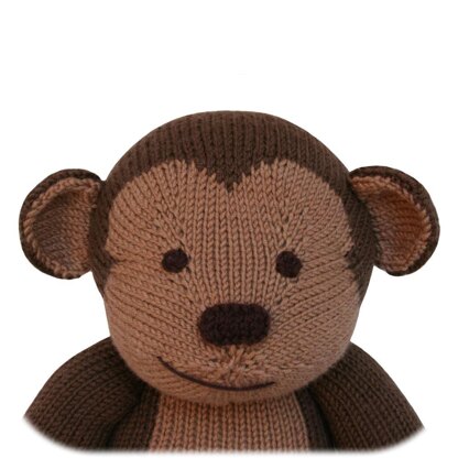 Monkey (Knit a Teddy) Knitting pattern by Knitables | LoveCrafts
