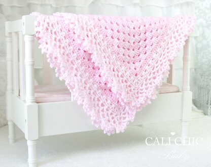 Freesia Baby Blanket #143 Crochet pattern by Cali Chic Baby | LoveCrafts