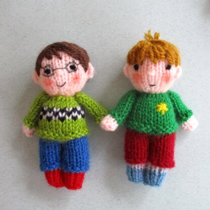 Cute Little Kids Knitting pattern by Dollytime | LoveCrafts