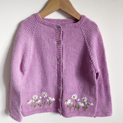 Daisy Cardigan Knitting pattern by Julie Taylor | LoveCrafts