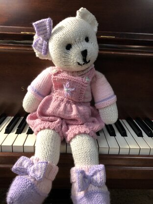 CANDY Bear Knitting pattern by Mary Jane's Tearoom | LoveCrafts
