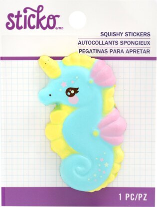 Sticko Squishy Sticker - Seacorn | LoveCrafts