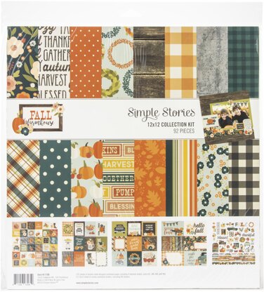Simple Stories Collection Kit 12"X12" - Fall Farmhouse | LoveCrafts