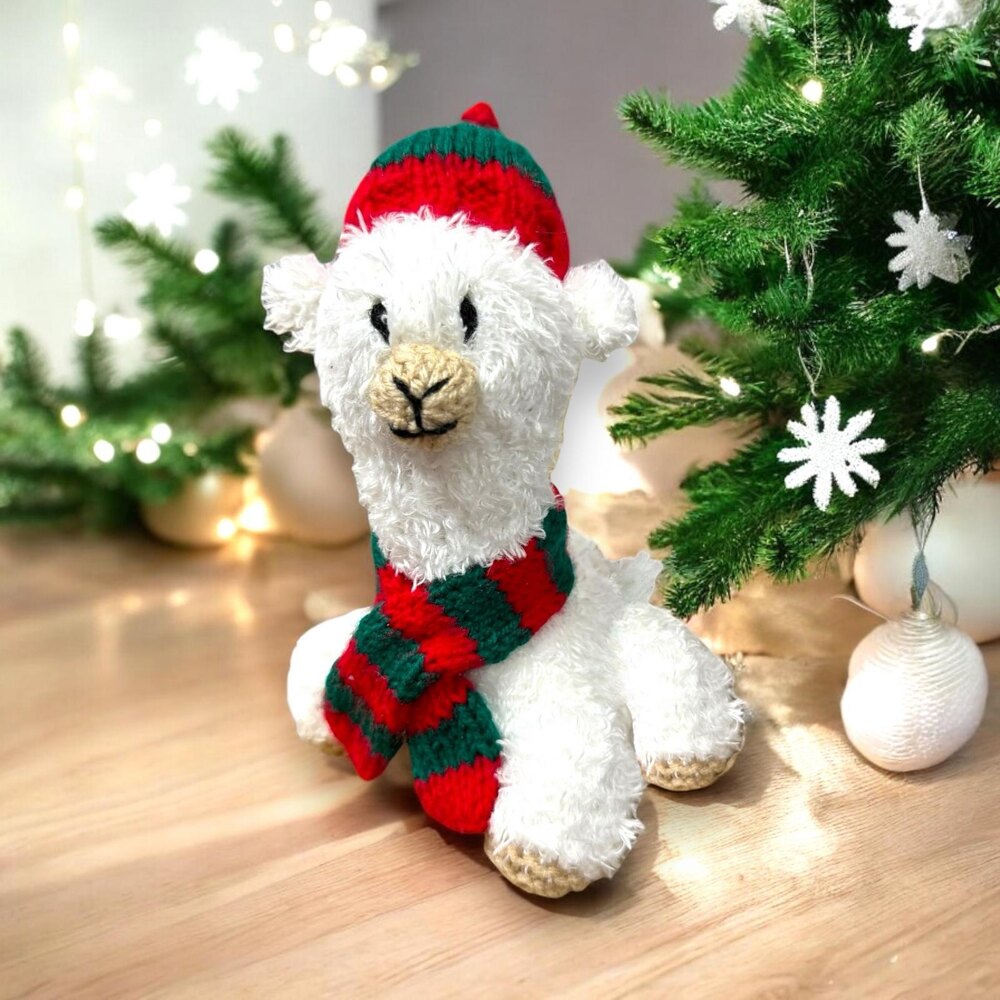 Christmas llama stuffed animal store