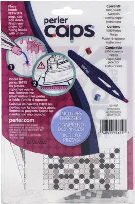 Perler Cap Starter Kit - Black/White | LoveCrafts