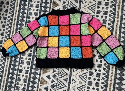 Patchwork Sweater Crochet pattern by Auburn Threads | LoveCrafts