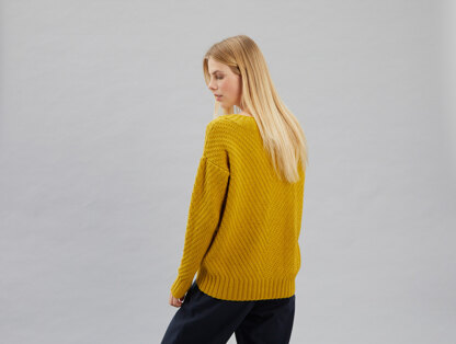 Lizzy - Jumper Knitting Pattern For Women in Debbie Bliss Piper ...