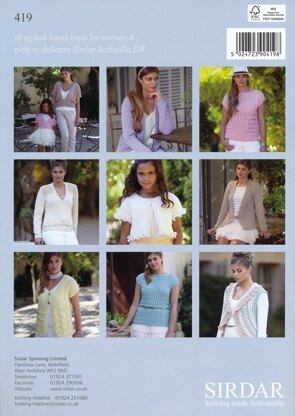 Sirdar 419 Raffaella Book at WEBS | Yarn.com