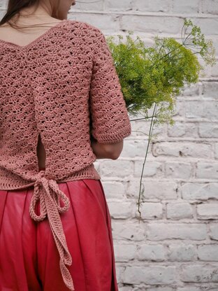 Bruni Top Crochet pattern by Linda Skuja | LoveCrafts