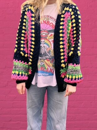 Hexi Crochet Cardi Crochet pattern by Joanne Johncey | LoveCrafts