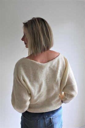 Beginners Batwing Jumper Knitting pattern by KingAndEye | LoveCrafts