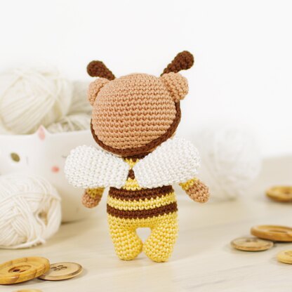 Little Teddy Bear in a Bee Costume | LoveCrafts