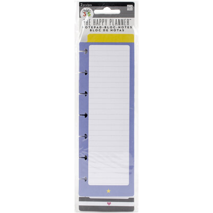 The Happy Planner Note Pads 7.5"X2.5" 2/Pkg - Star & Heart | LoveCrafts