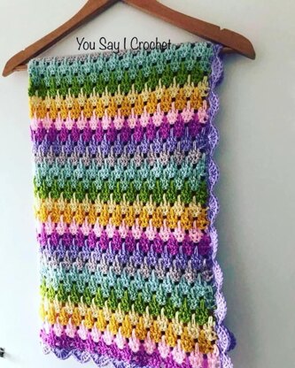 Larksfoot Crochet Blanket Crochet pattern by Joanne Johncey | LoveCrafts