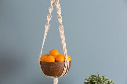Wool Couture Fruit Fitch Macrame Bowl Hanger DIY Macrame Kit | LoveCrafts