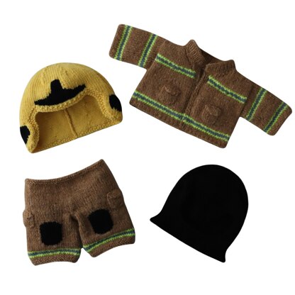 Firefighter (Knit a Teddy) Knitting pattern by Knitables | LoveCrafts