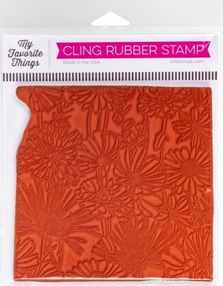 My Favorite Things Background Cling Rubber Stamp 6"X6" - Flower Field ...