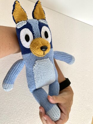 Toy Bluey Knitting pattern by yayacreative | LoveCrafts