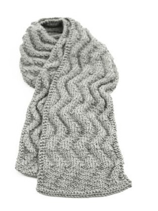 Wave Rib Scarf in Lion Brand Wool-Ease - 90197AD | Knitting Patterns ...