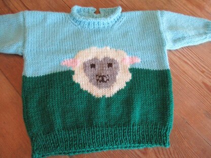 Baby Sheep Jumper | LoveCrafts