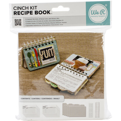 We R Memory Keepers Cinch Recipe Book Kit 6"X7" - Covers, Pages & Wire ...