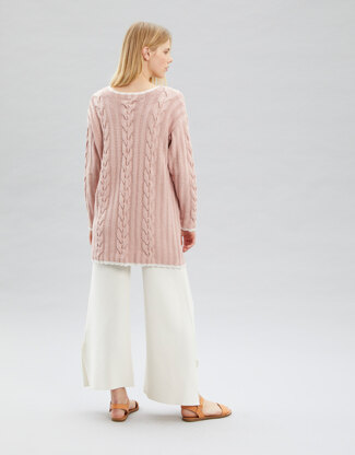 Harper - Cardigan Knitting Pattern For Women in Debbie Bliss Piper ...