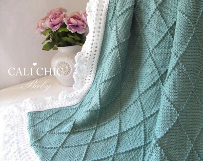Paris Baby Blanket #63 Knitting Crochet pattern by Cali Chic Baby ...