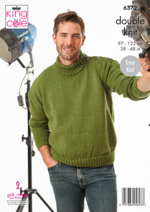 Sweaters in King Cole Merino Blend DK - 6372 - Leaflet at WEBS | Yarn.com