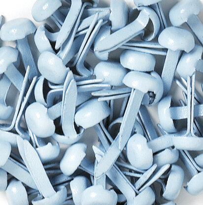 Doodlebug Mini Brads .125" 25/Pkg - Bubble Blue | LoveCrafts