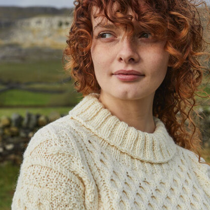 Graduated Yoke Sweater - Jumper Knitting Pattern for Women in Debbie ...
