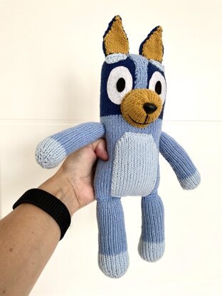 Toy Bluey Knitting pattern by yayacreative | LoveCrafts