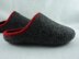 Men's Scuff Felted Slippers Knit Pattern FRENCH | LoveCrafts