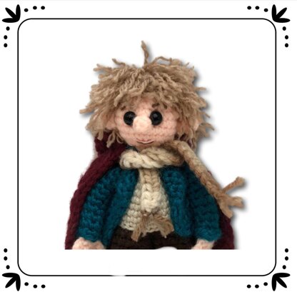 Halfling Amigurumi Bundle - Frodo, Sam, Merry, Pippin, Gollum Crochet ...